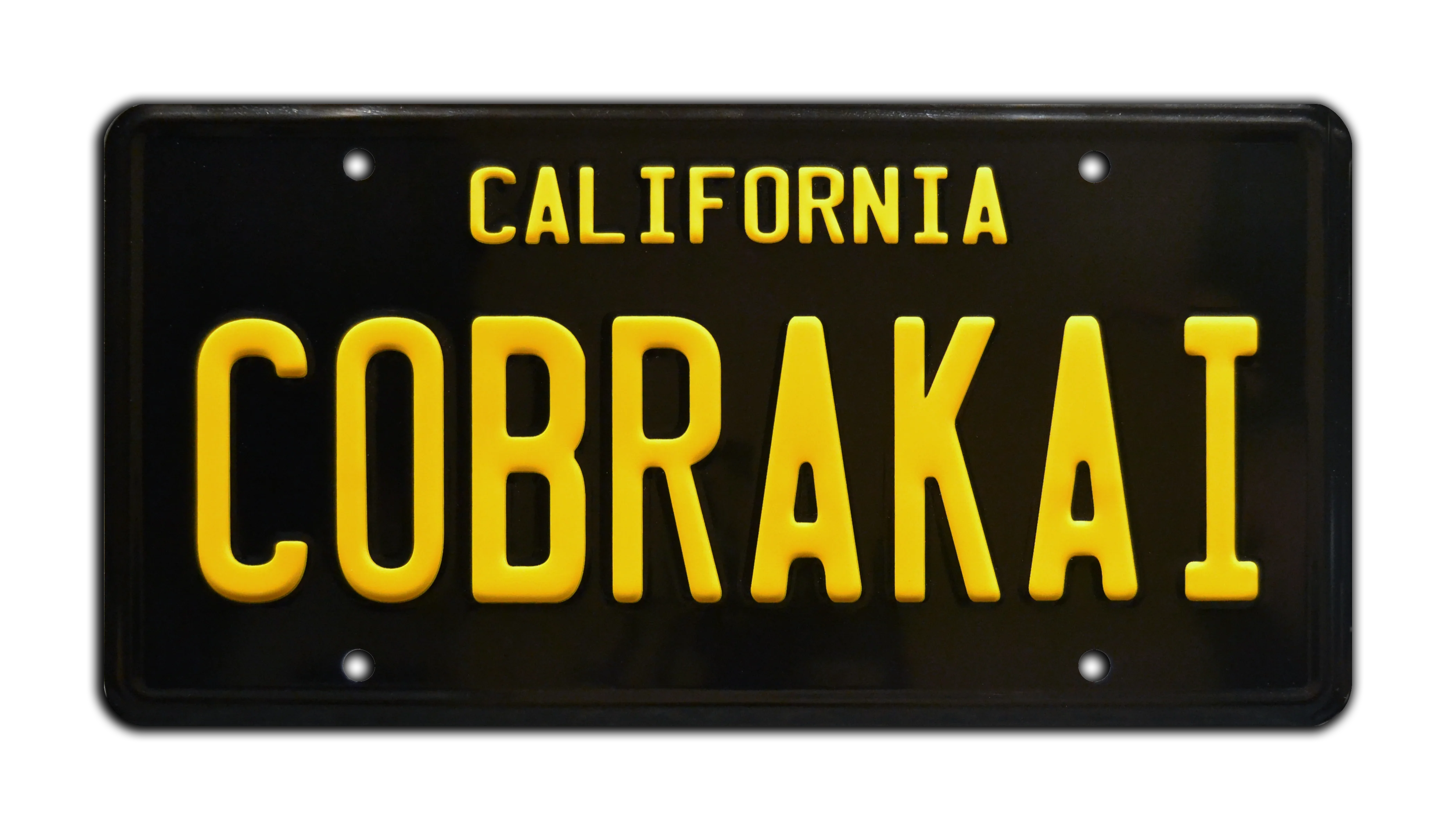 Get the California COBRA KAI License Plate from Cobra Kai Season 2 ...