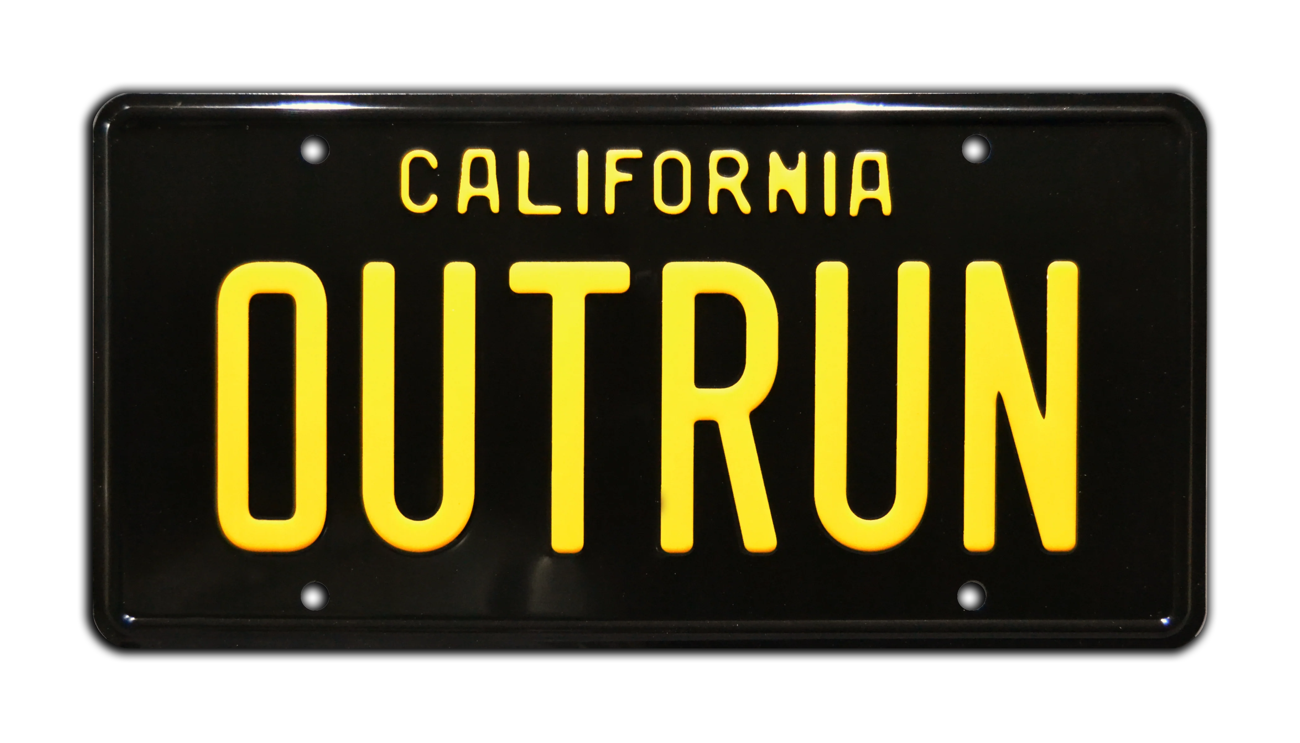 CM OUTRUGet the California OUTRUN License Plate - Embrace Arcade ...