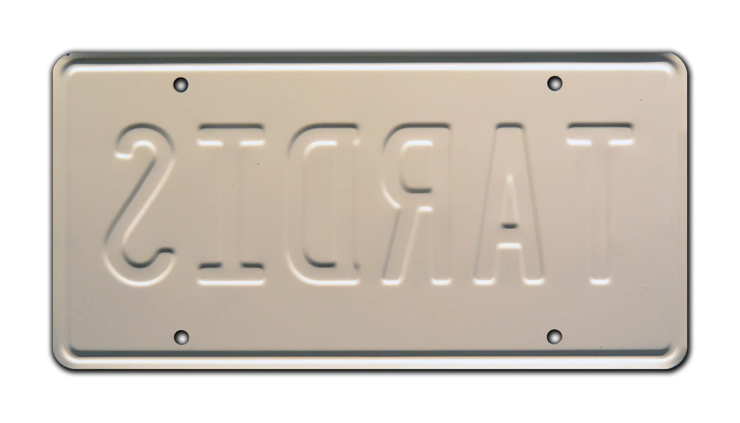 Get The Tardis Public Call Police Box License Plate From Doctor Who Canadian Classic Auto Supply
